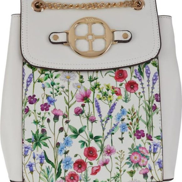 IMAN | Bags | Iman Global Chic Faux Leather Convertible Backpack In ...